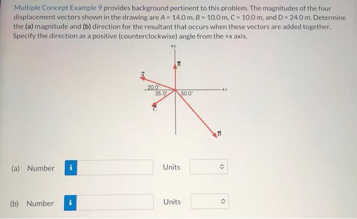 Solved Multiple Concept Example 9 provides background | Chegg.com