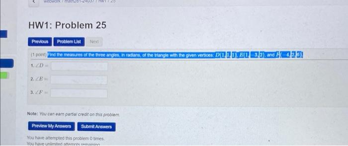 Solved weowonko HW1: Problem 25 Next Previous Problem List | Chegg.com