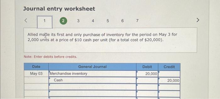 Solved Journal entry worksheet Note: Enter debits before | Chegg.com