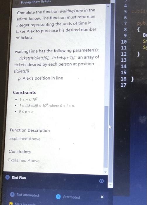 Solved Problem Description Alex plans on visiting the museum | Chegg.com