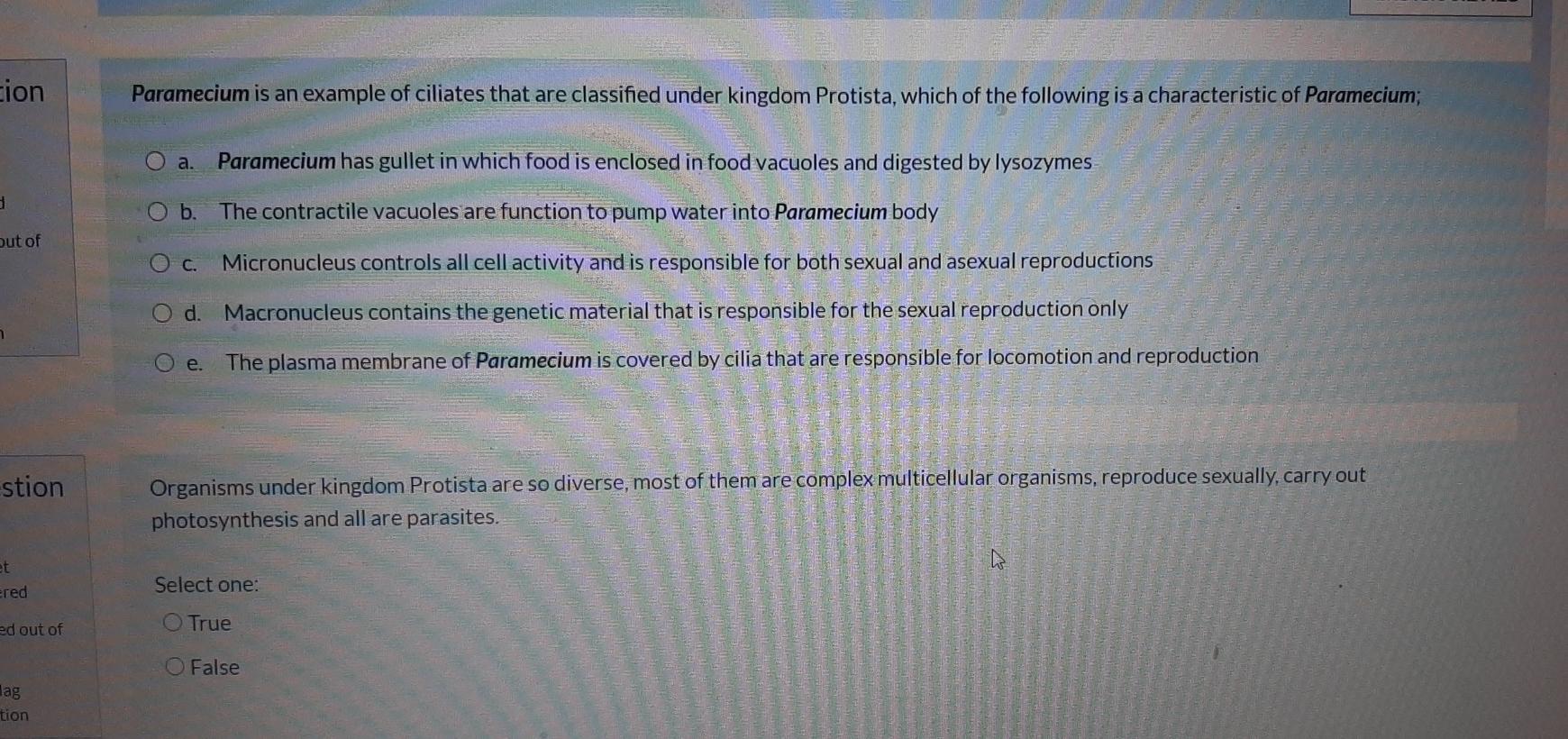Solved Which of the following structures helps Protists to | Chegg.com
