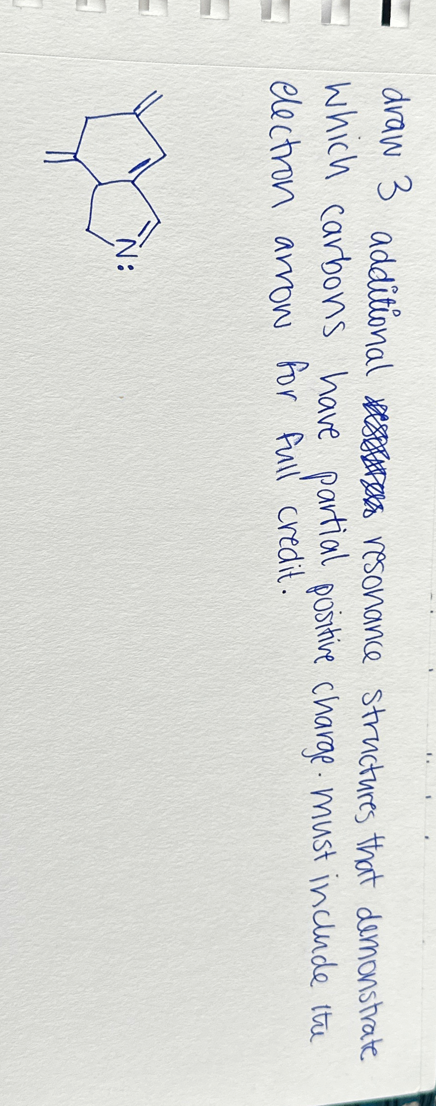 Solved draw 3 ﻿additional resonance structures that | Chegg.com