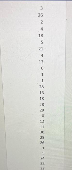Attached file has a randomly generated 400 values | Chegg.com