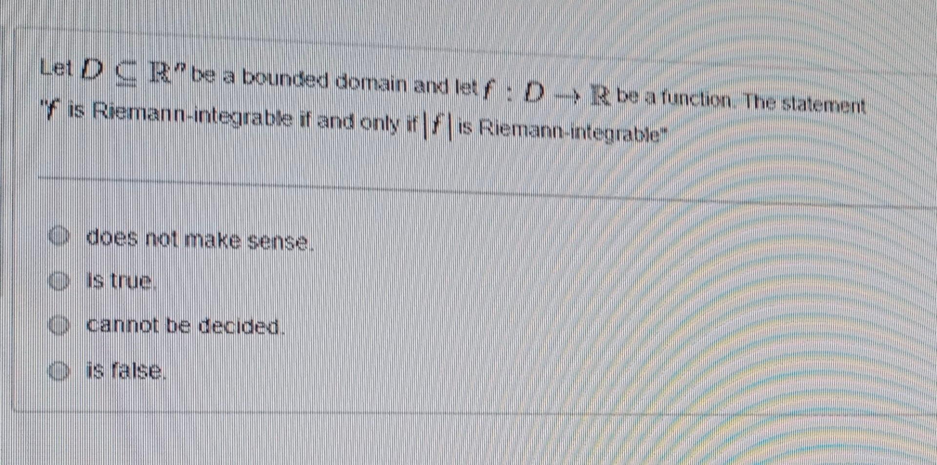 Solved Let D SR"be a bounded domain and let :D -> Rbe a | Chegg.com