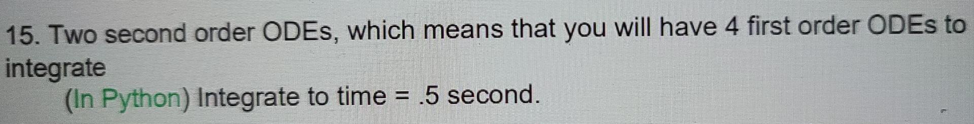 Solved Second order ODE. Solve two ways a) Simple Euler b) | Chegg.com