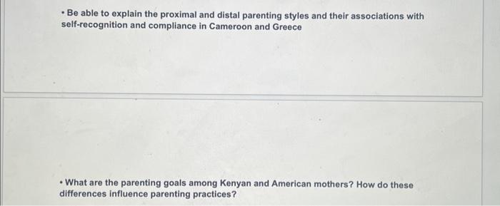Solved - Be able to explain the proximal and distal | Chegg.com