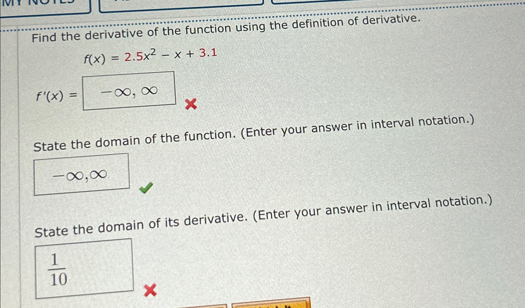 Solved Find the derivative of the function using the | Chegg.com