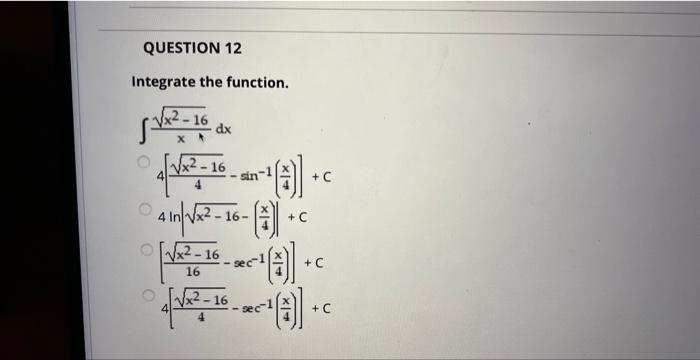 Solved Evaluate the integral by using a substitution prior | Chegg.com
