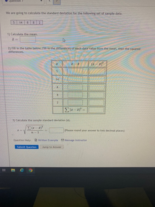 Solved Question We Are Going To Calculate The Standard Chegg solved-question-we-are-going-to-calculate-the-standard-chegg
