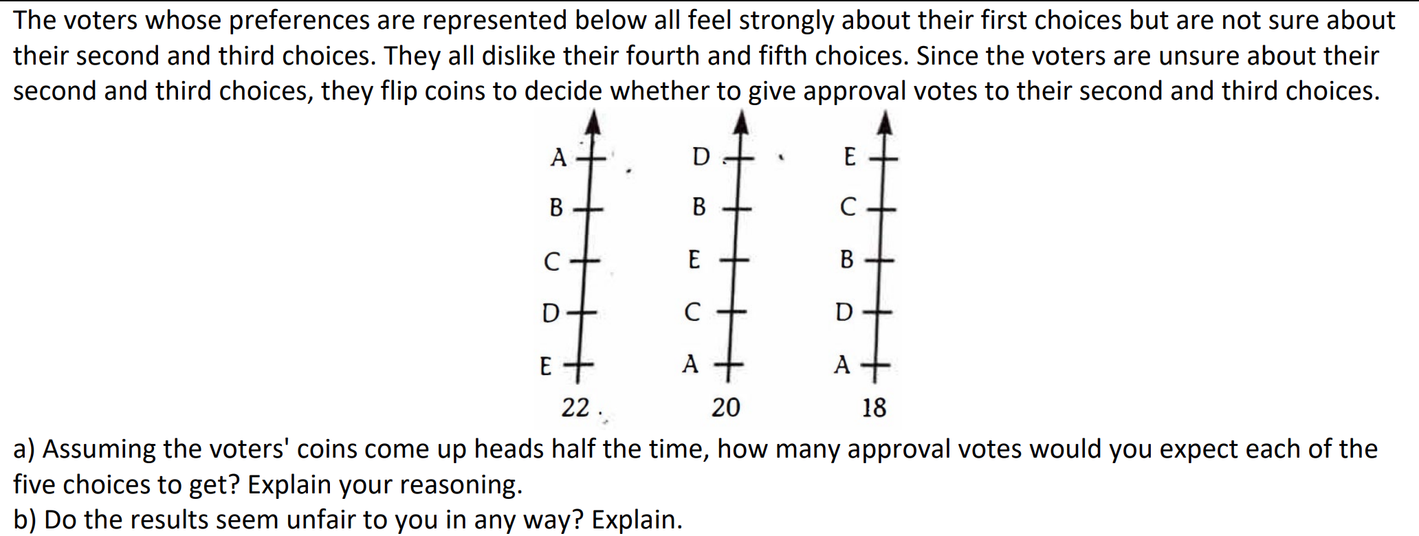 Solved , ﻿Determine plurality, Borda, runoff, and sequential | Chegg.com