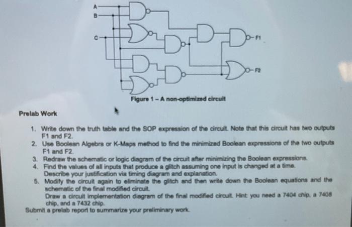 Solved Modify the circuit again to eliminate the glitch and | Chegg.com