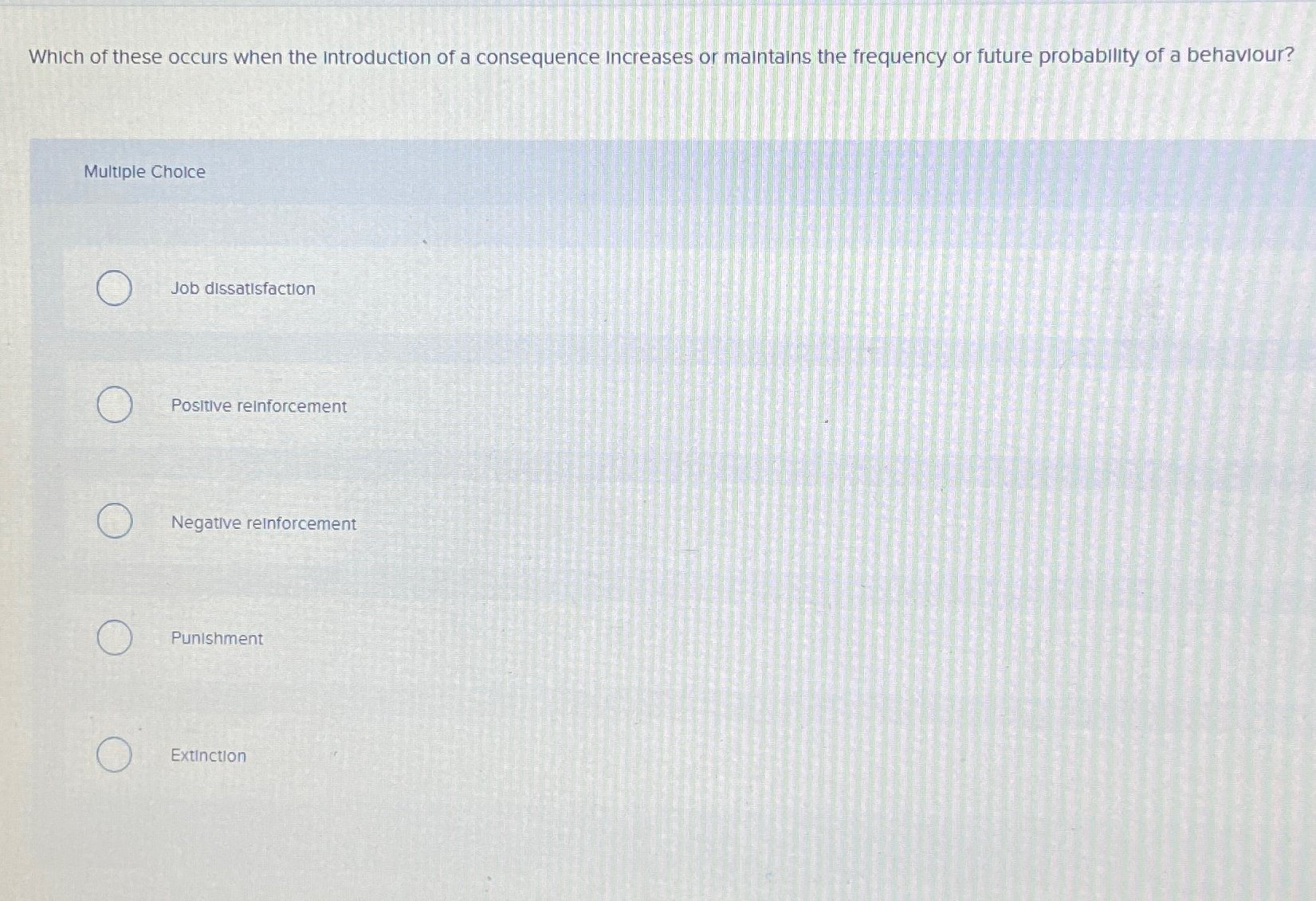Solved Which of these occurs when the introduction of a | Chegg.com