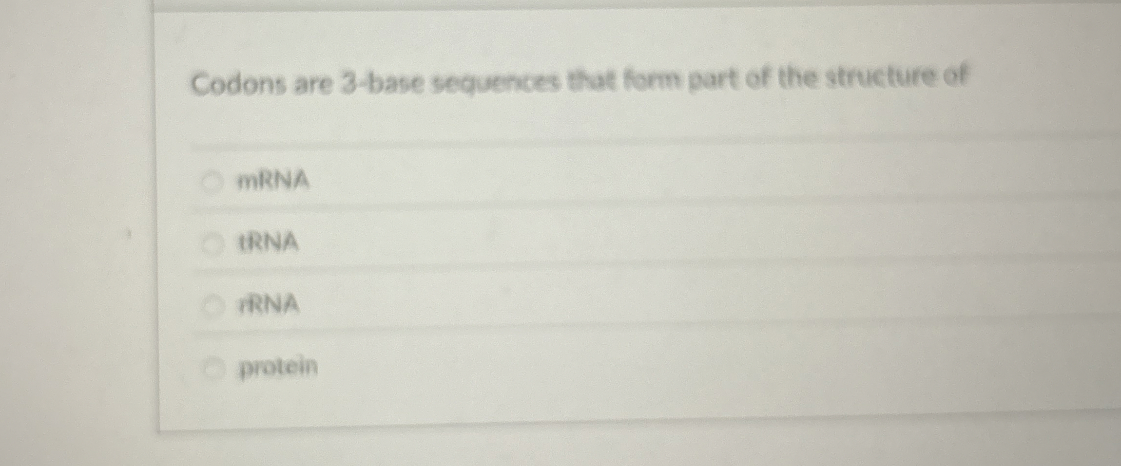 Solved Codons are 3-base sequences that form part of the | Chegg.com