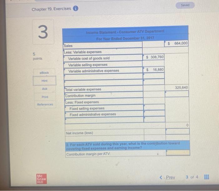 Solved Chapter 19. Exercises Help Save & Chec! 3 Exercise | Chegg.com