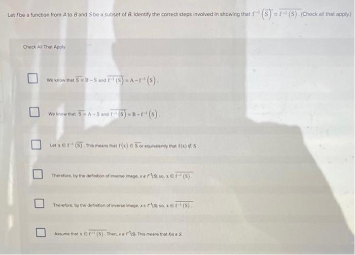 Solved Wiy is foct an function from R to R it a) f(x)=41? | Chegg.com