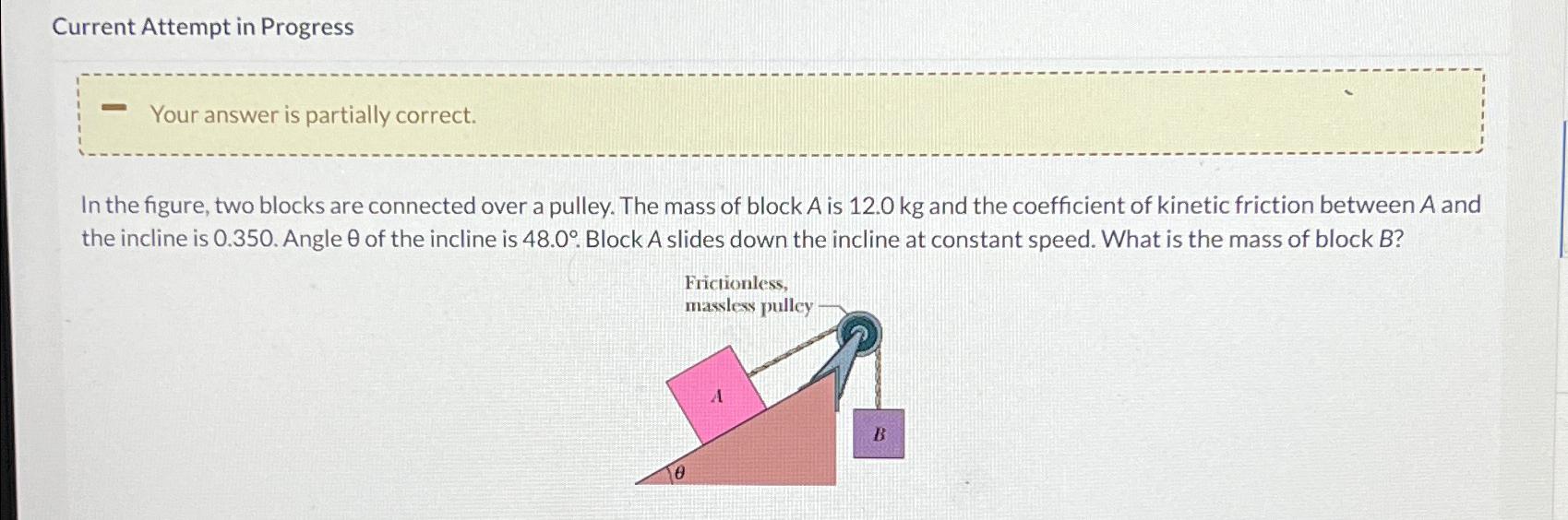 Solved Current Attempt in ProgressYour answer is partially | Chegg.com