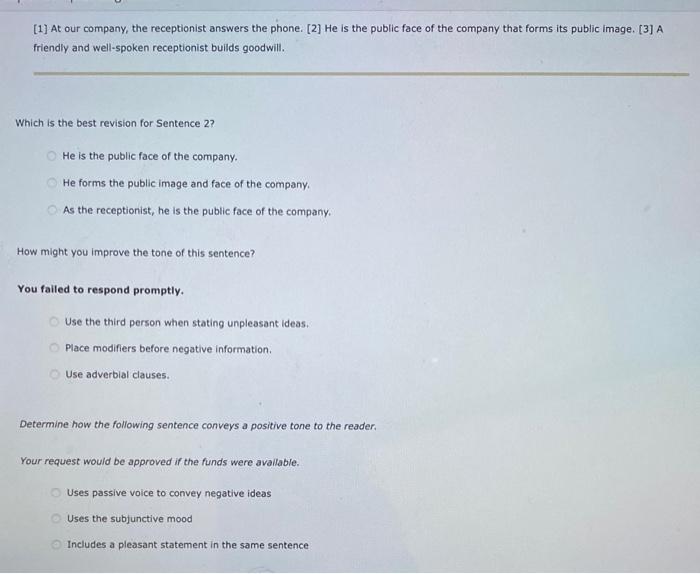 Solved Readability Is Affected By The Choices You Make In 