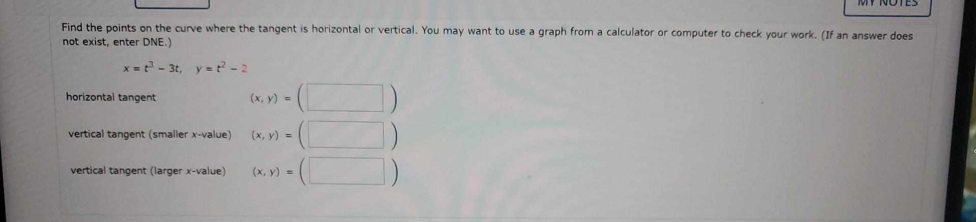 Solved Find the points on the curve where the tangent is | Chegg.com