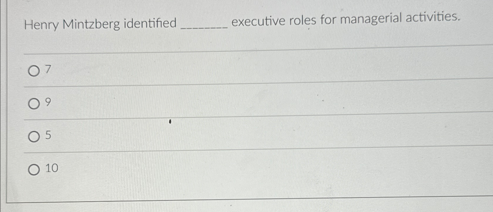 Solved Henry Mintzberg identified ﻿executive roles for | Chegg.com