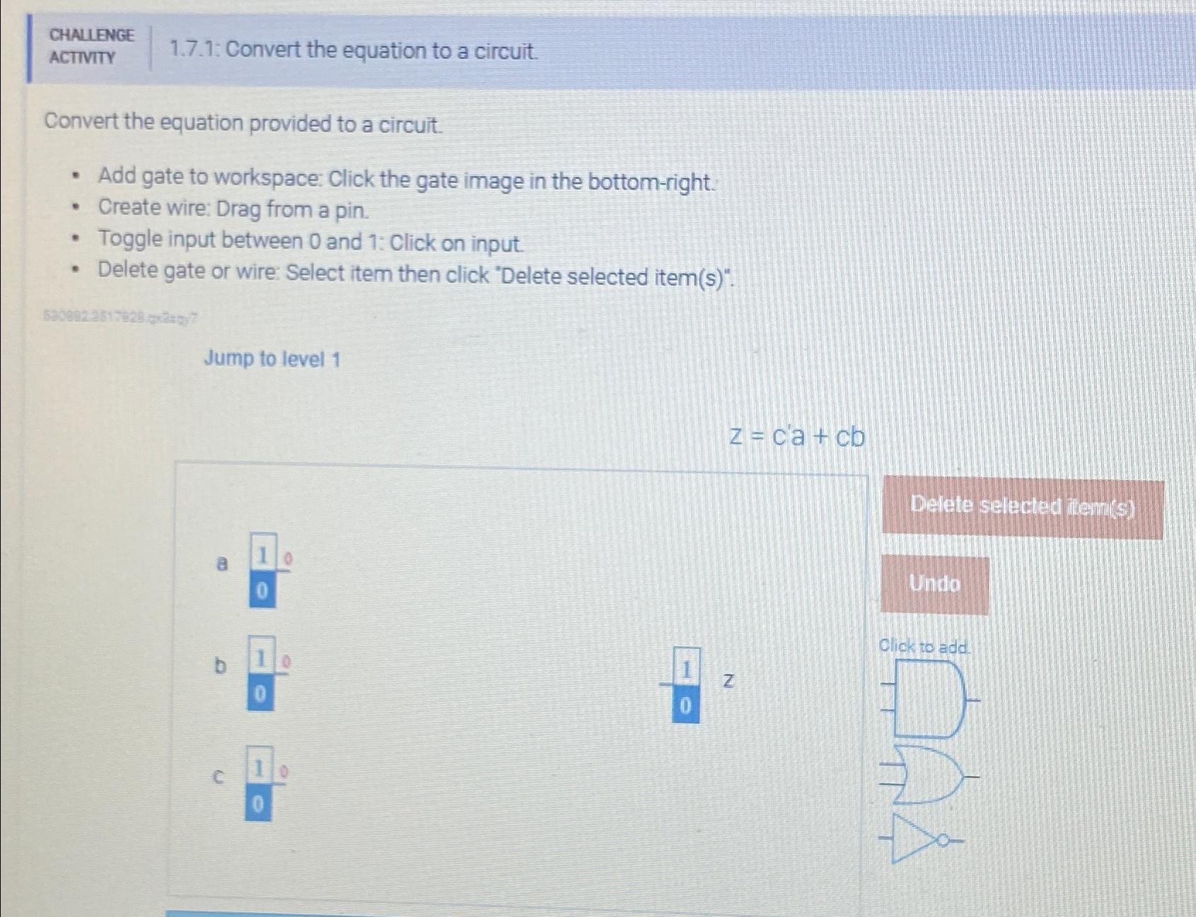 Solved CHALLENGEACTIVITY1.7.1: Convert the equation to a | Chegg.com