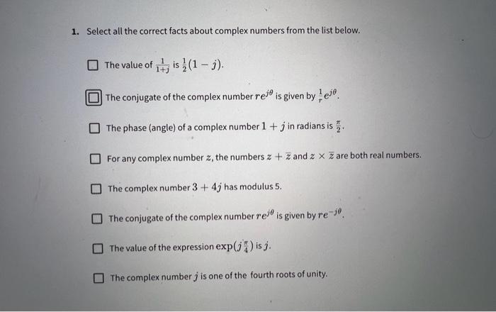 Solved Hi, my question is based on complex numbers in | Chegg.com