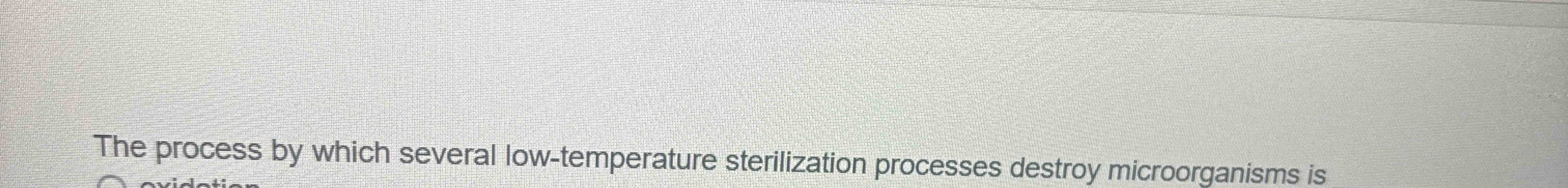 Solved The process by which several low-temperature | Chegg.com
