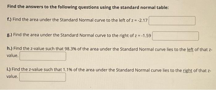Solved Find the answers to the following questions using the | Chegg.com