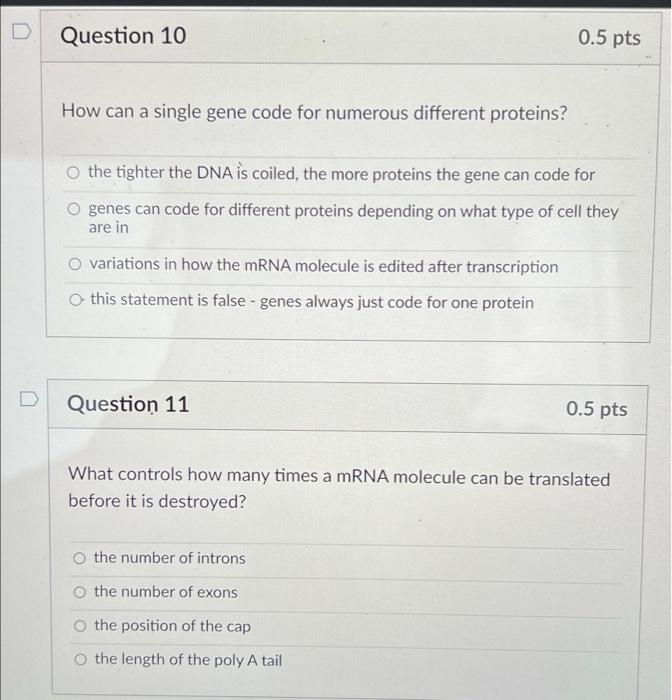 Solved How can a single gene code for numerous different | Chegg.com
