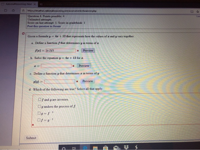 Solved Rational teasoning Imat X 1 A https://imathas | Chegg.com