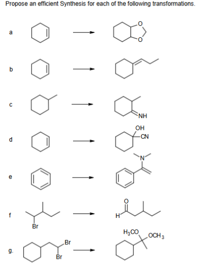 Solved Propose an efficient Synthesis for each of the | Chegg.com