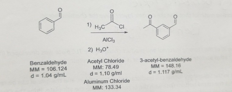 Solved How much benzaldehyde (in mL) is required to produce | Chegg.com