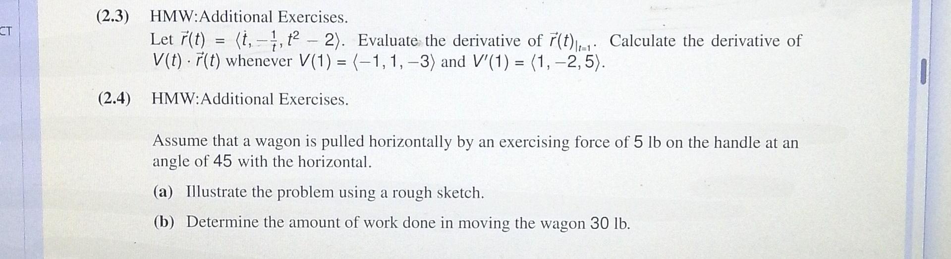 Solved (2.3) HMW:Additional Exercises. Let | Chegg.com