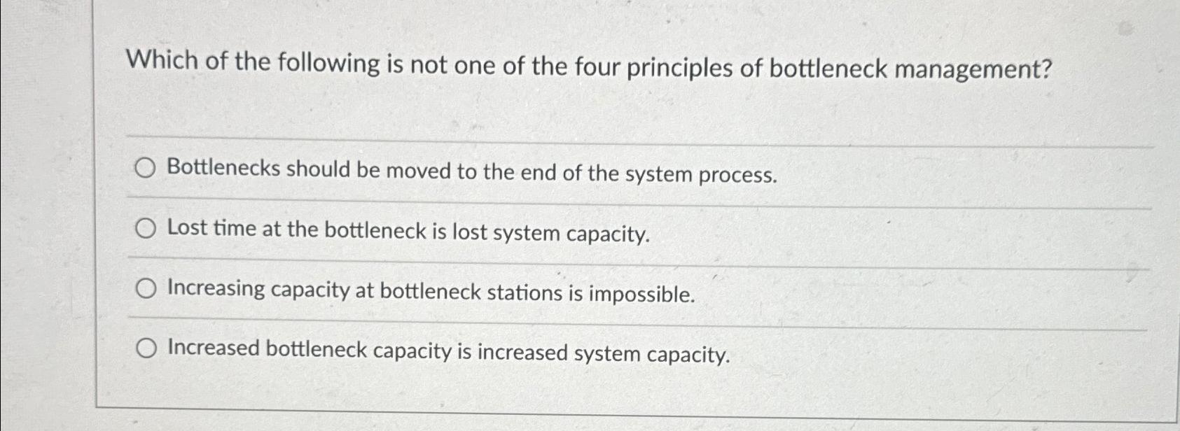 Solved Which of the following is not one of the four | Chegg.com