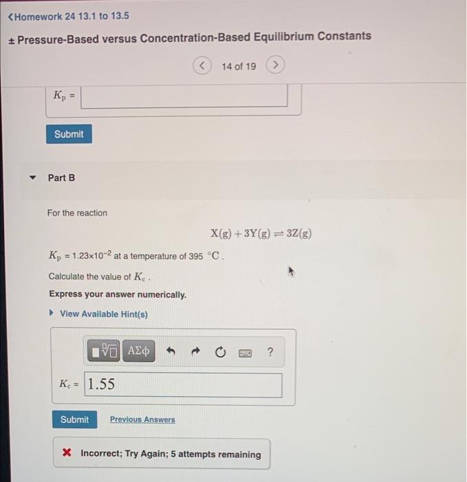 Solved ± Pressure-Based versus Concentration-Based | Chegg.com