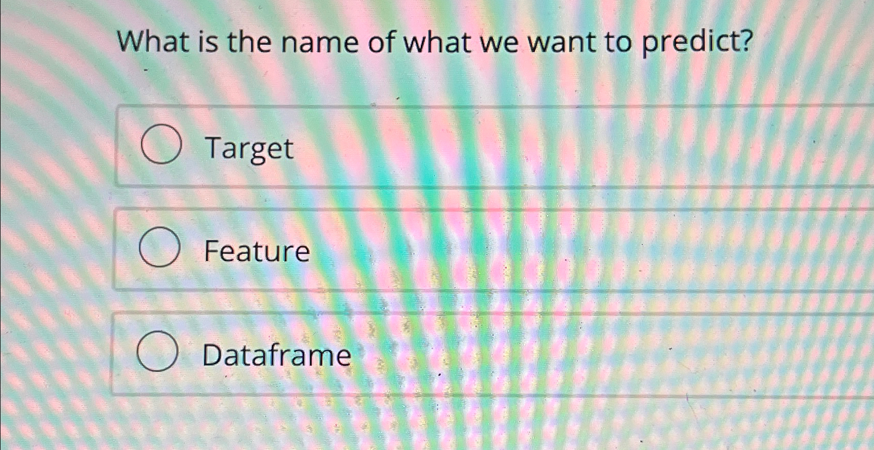 Solved What is the name of what we want to | Chegg.com