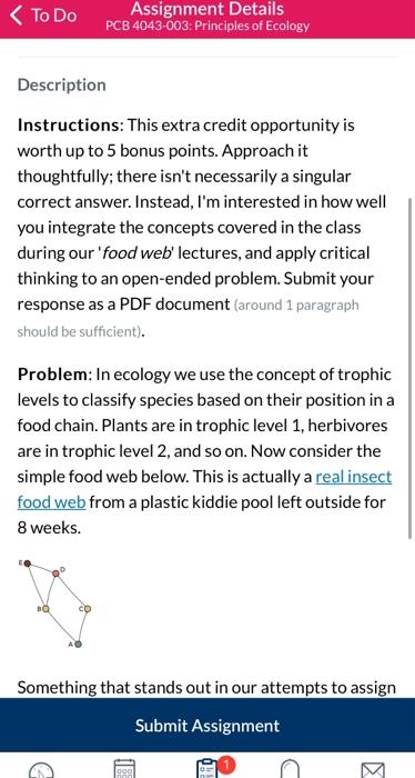Solved Description Instructions: This extra credit | Chegg.com