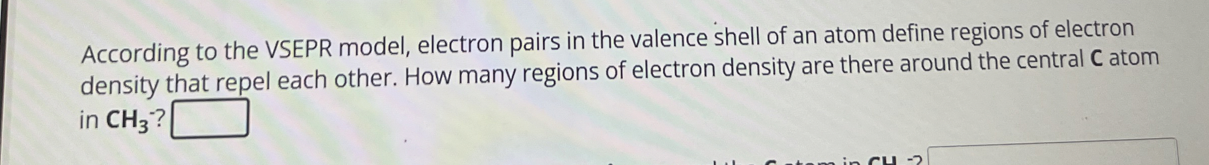Solved According to the VSEPR model, electron pairs in the | Chegg.com