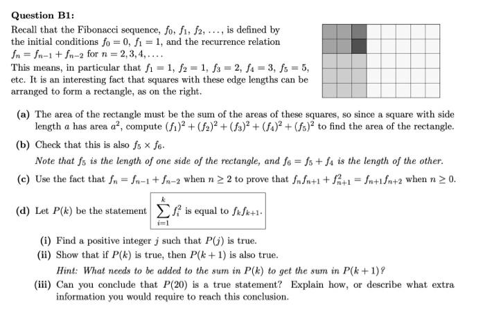Solved Recall that the Fibonacci sequence, f0,f1,f2,…, is | Chegg.com