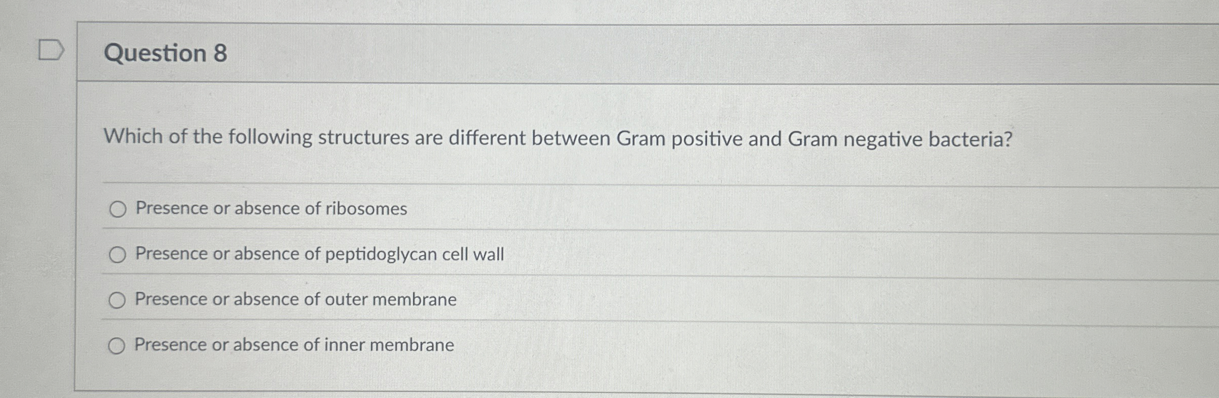 Solved Question 8Which of the following structures are | Chegg.com