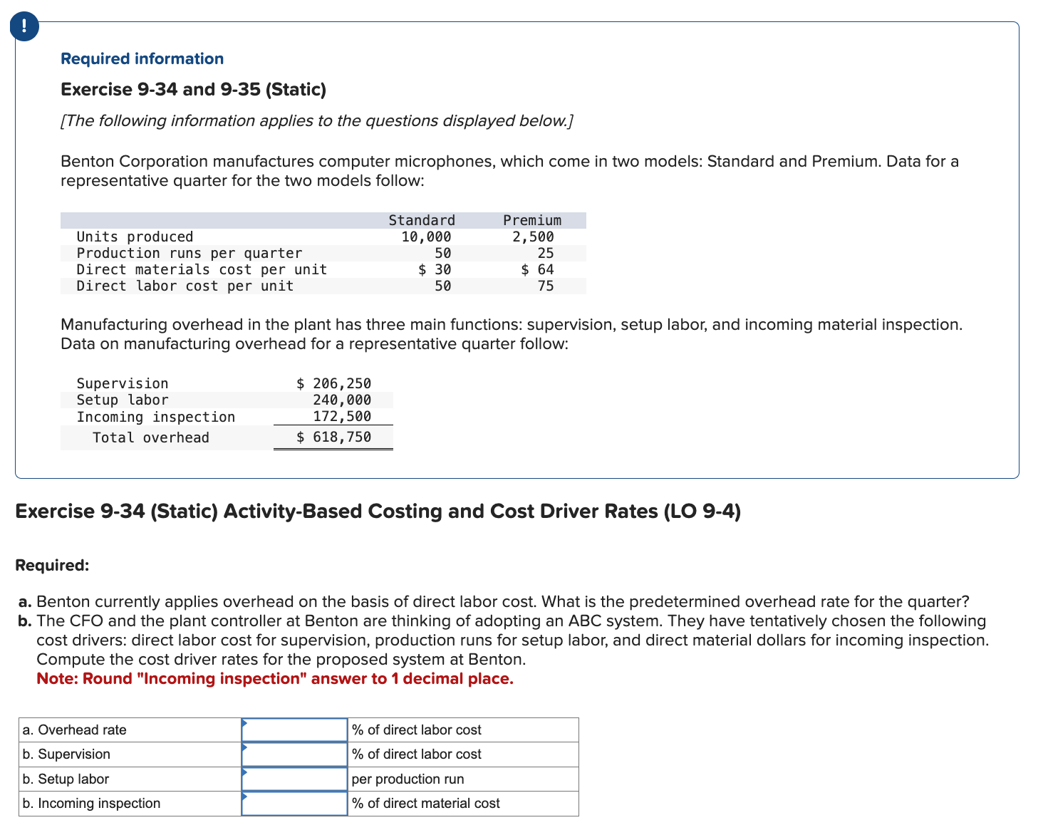Solved Required informationExercise 9-34 ﻿and | Chegg.com