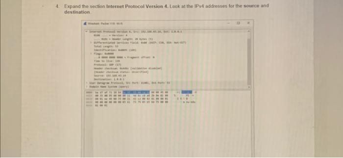 Solved What are the destination and source IP addresses in | Chegg.com