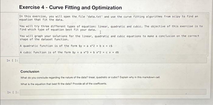 Solved In this exercise, you will open the, file 'data.txt' | Chegg.com