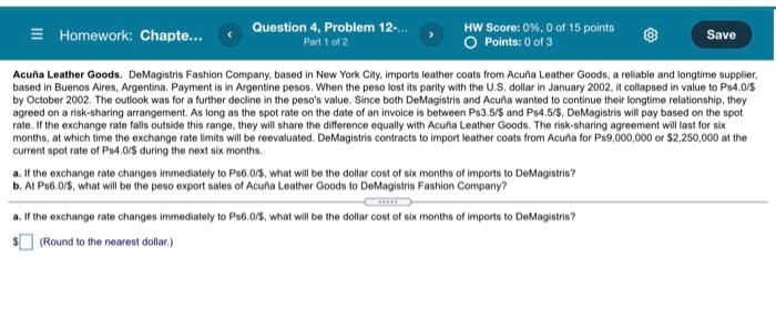 Solved Homework: Chapte... Question 4. Problem 12-... Part 1 | Chegg.com Solved Homework: Chapte... Question 4. Problem 12-... Part 1 | Chegg.com