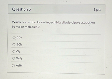 Solved Question 51 ﻿ptsWhich one of the following exhibits | Chegg.com