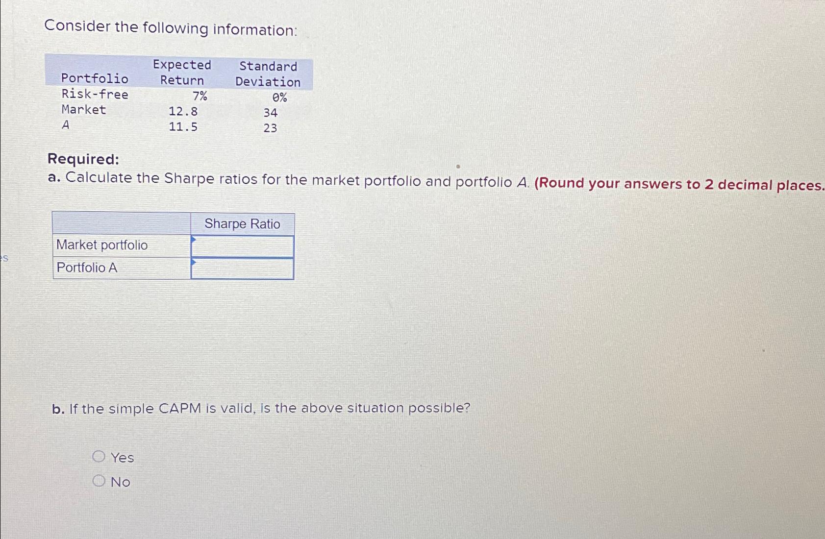 Solved Consider the following | Chegg.com