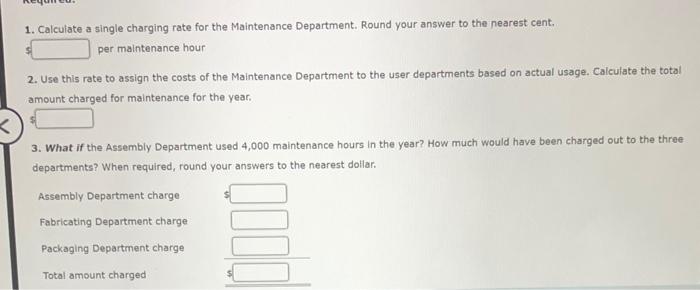 Solved Calculating and Using a Single Charging Rate The | Chegg.com