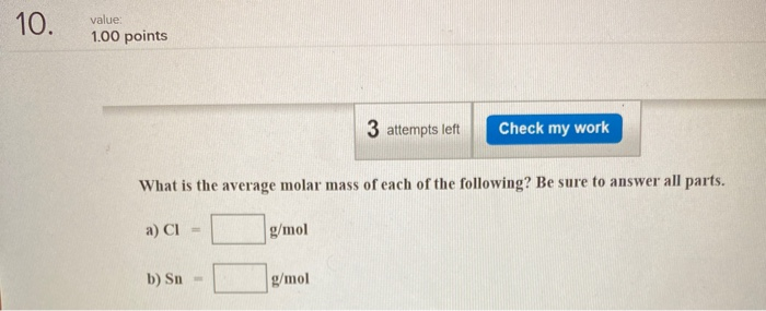 Solved 7. value 0.00 points 3 attempts left Check my work | Chegg.com