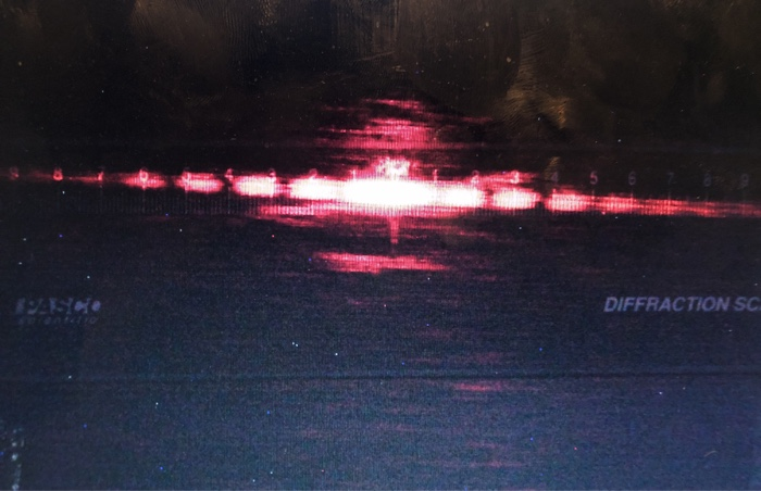 Solved DIFFRACTION SCALE - ASE DIFFRACTION SCI 124 | Chegg.com