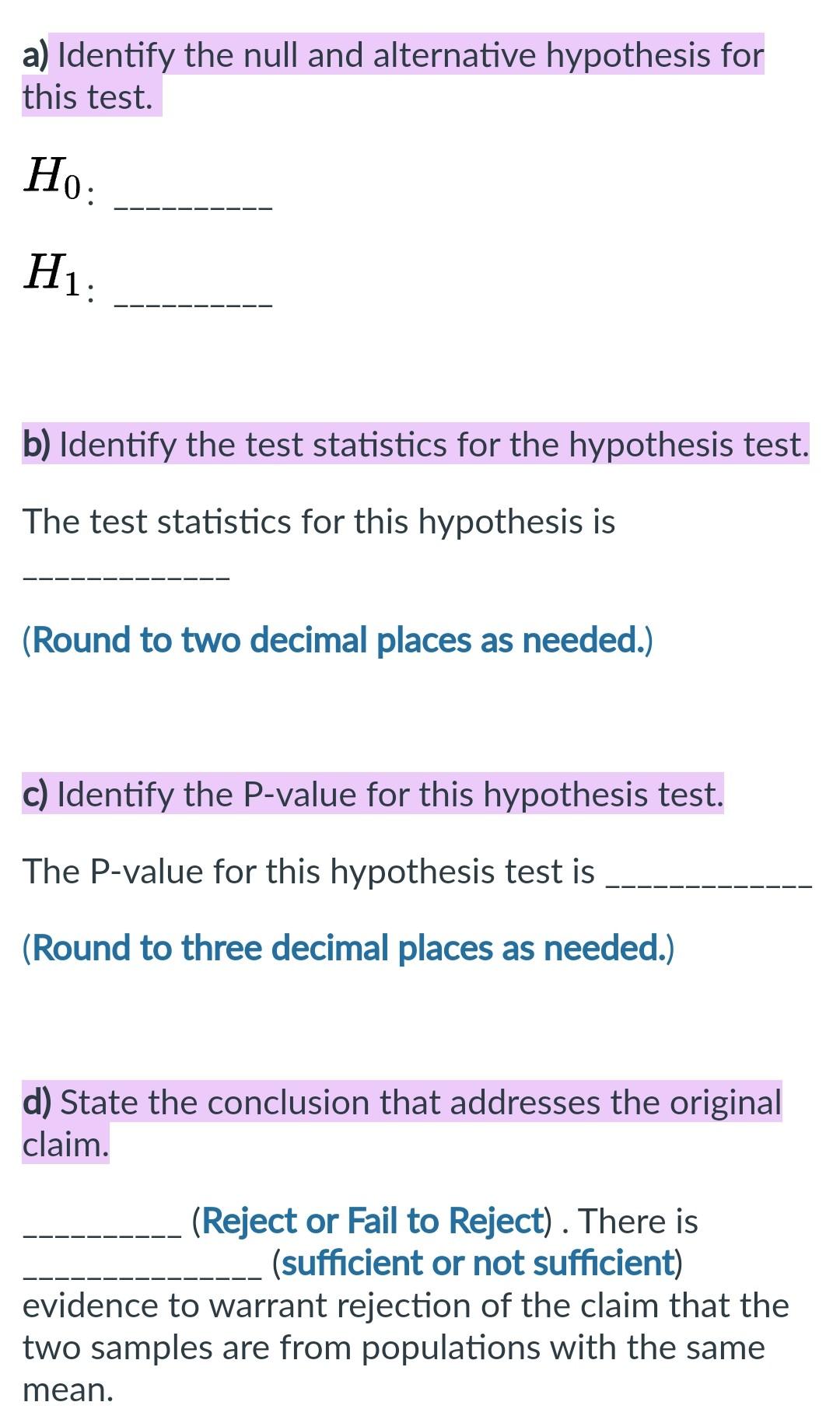 Solved 1. USING STATCRUNCH Use the sample summary and the | Chegg.com