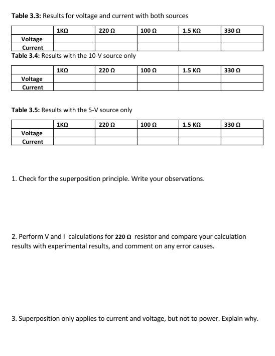 Solved Part I Voltage And Current Dividers Objectives 1 To